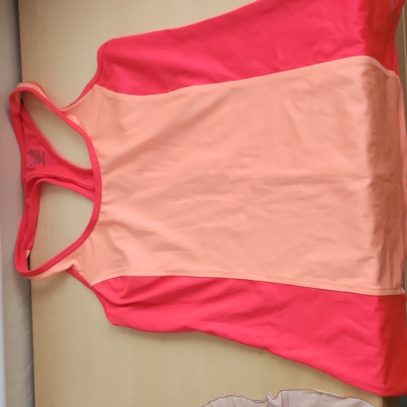 Champion | Tops | Pink And Peach Champion Workout Top | Poshmark